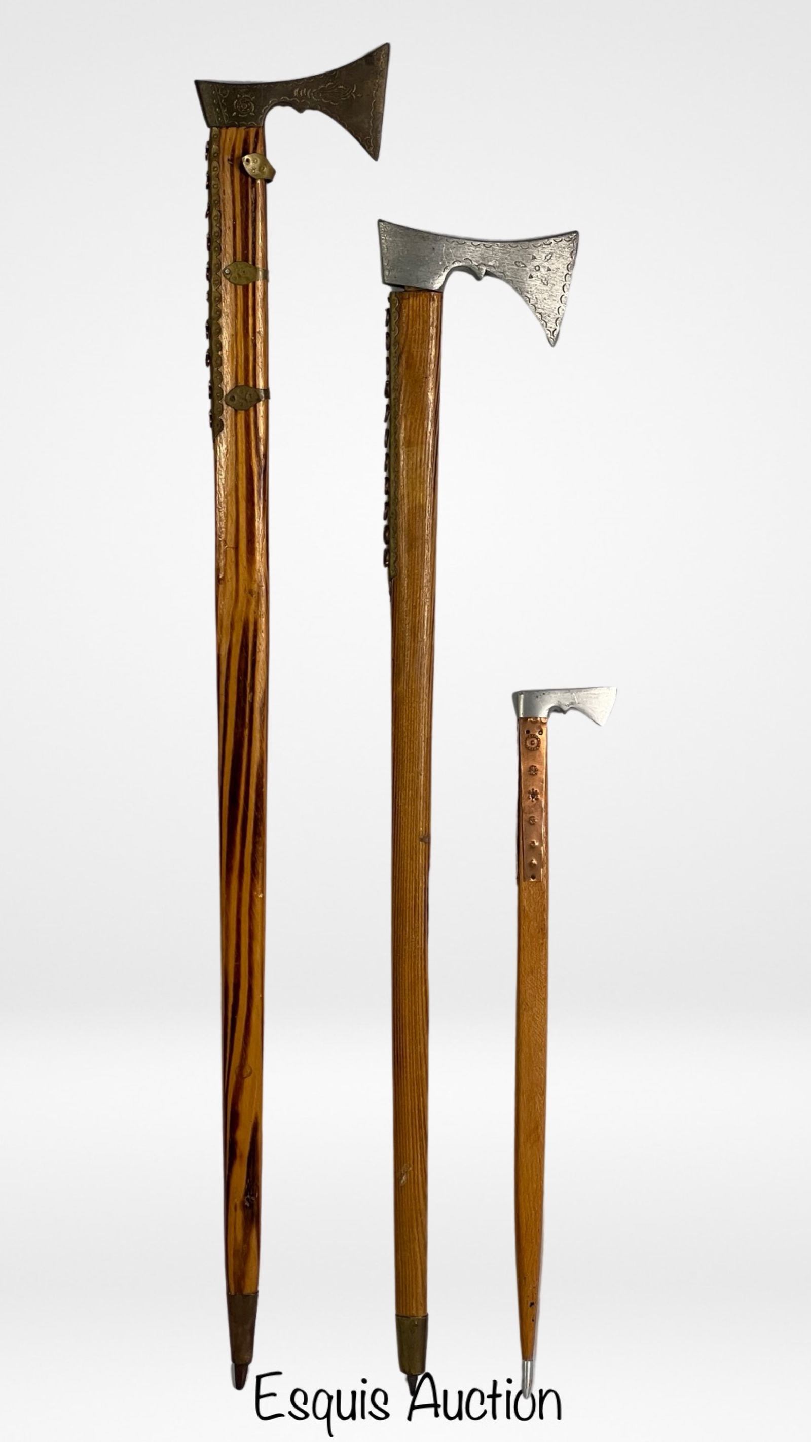 3 Polish Highlander s Ciupagas Shepherd s Axes