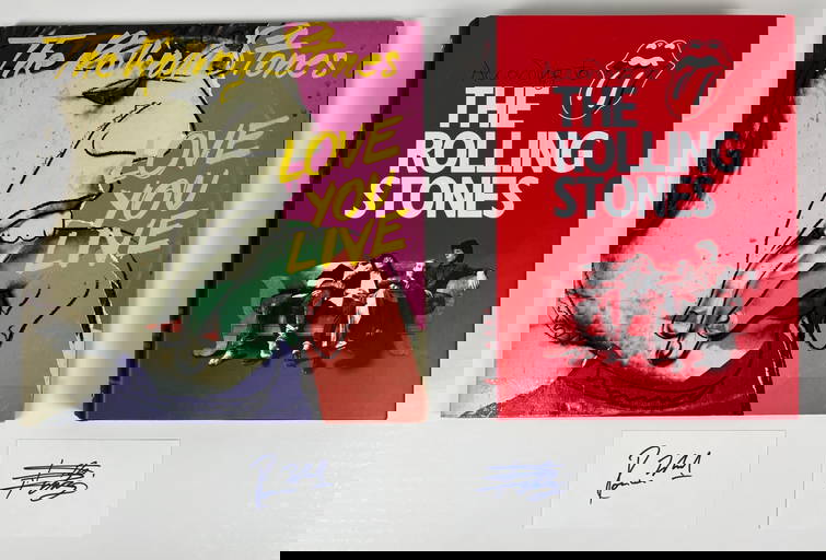 Rolling Stones Collection Signatures, Record, Boo