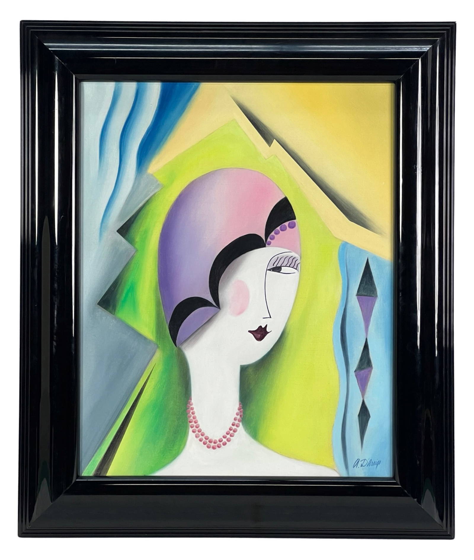 Anthony D'arrigo Modernist Oil Painting Auction