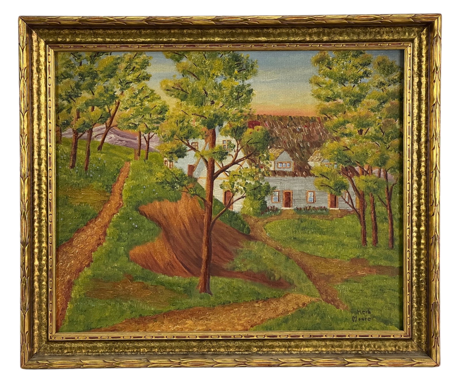 Herbert Moore- Earlier 20th Century Landscape Pain Auction