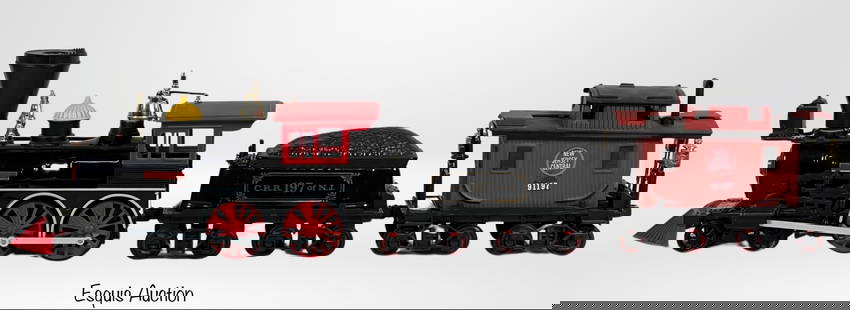 Jim Beam 2 Piece Train Whiskey Bottle Decanter Set