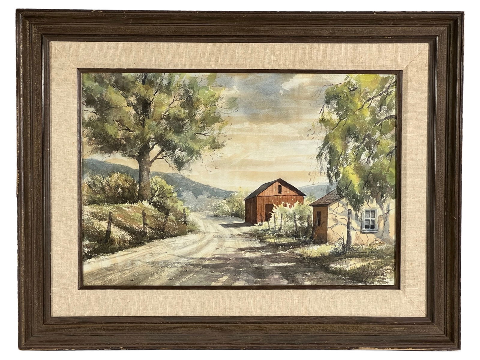 Edward Slade Wisconsin Landscape Watercolor Paint