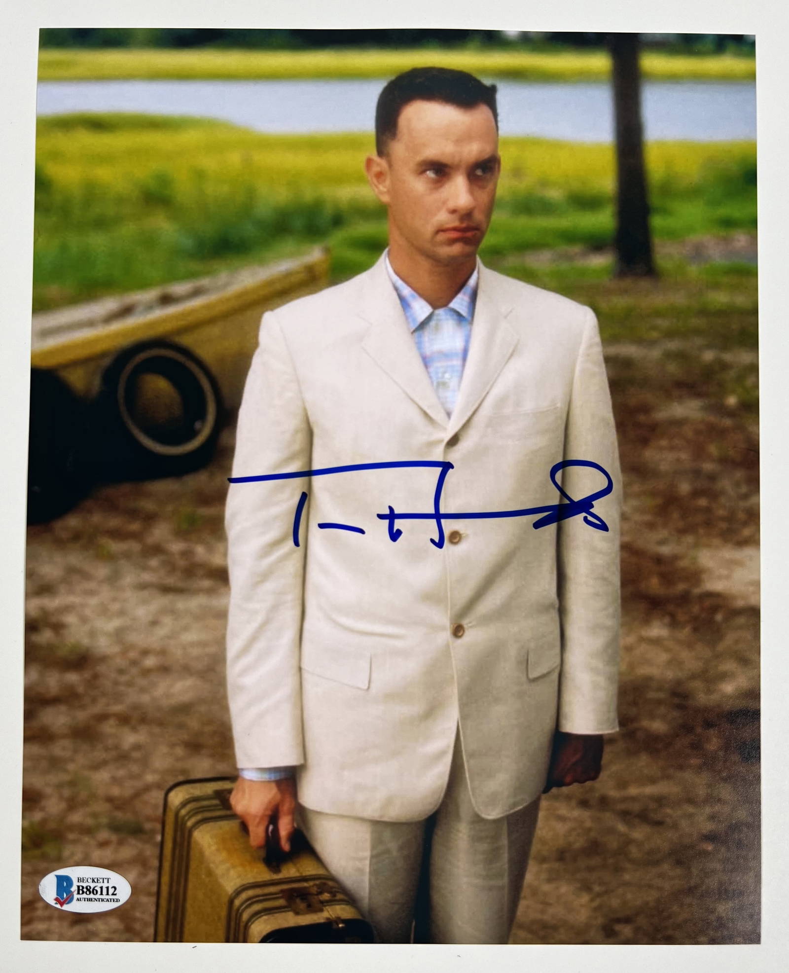 Tom Hanks Autographed "forrest Gump" Photograph Auction