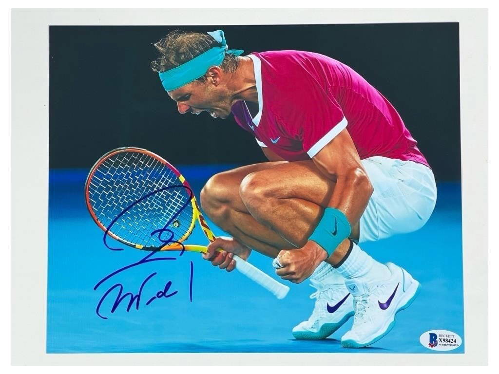 Rafael Nadal Signed/ Autographed Photograph Coa Auction