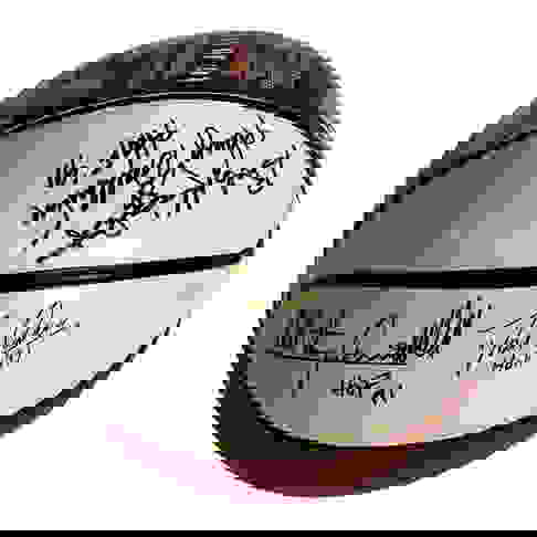 '91 Nba Hof Autographed Basketball With 4 Signatur Auction