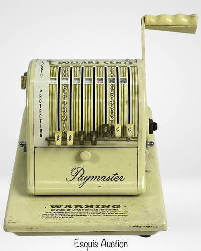 Paymaster Ribbon Writer Series S 1000 Check Writer