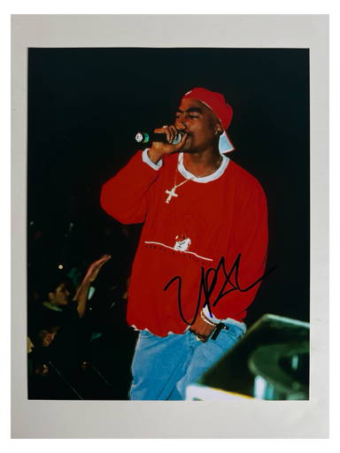 Tupac Shakur Autographed 8" X 10" Photograph