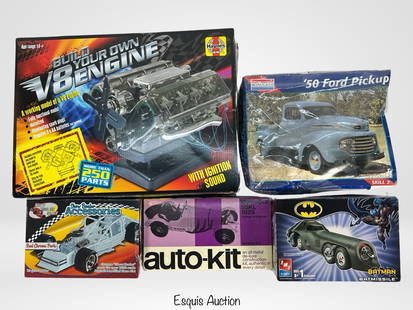Vintage Cars & Engine Model Kits