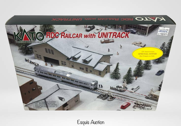 Kato N Scale Rdc Railcar With Unitrack Train Set