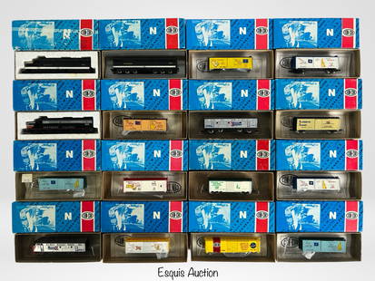 Con Cor N Scale Rr Train Cars & Locomotives