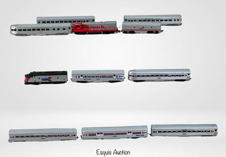 Santa Fe & Amtrak Train Sets Ho Scale