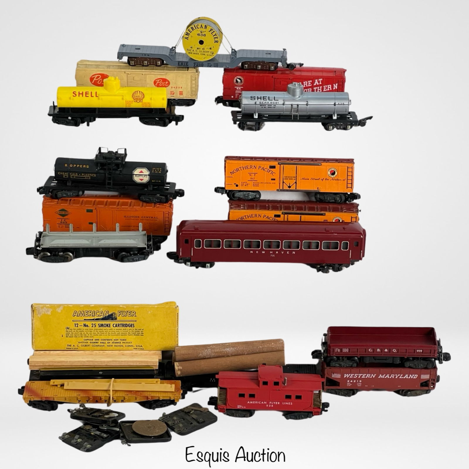 Gilbert American Flyer Vintage S Gauge Train Cars
