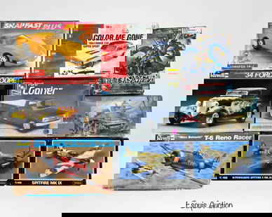 Vintage Model Kits Of Animals & Cars