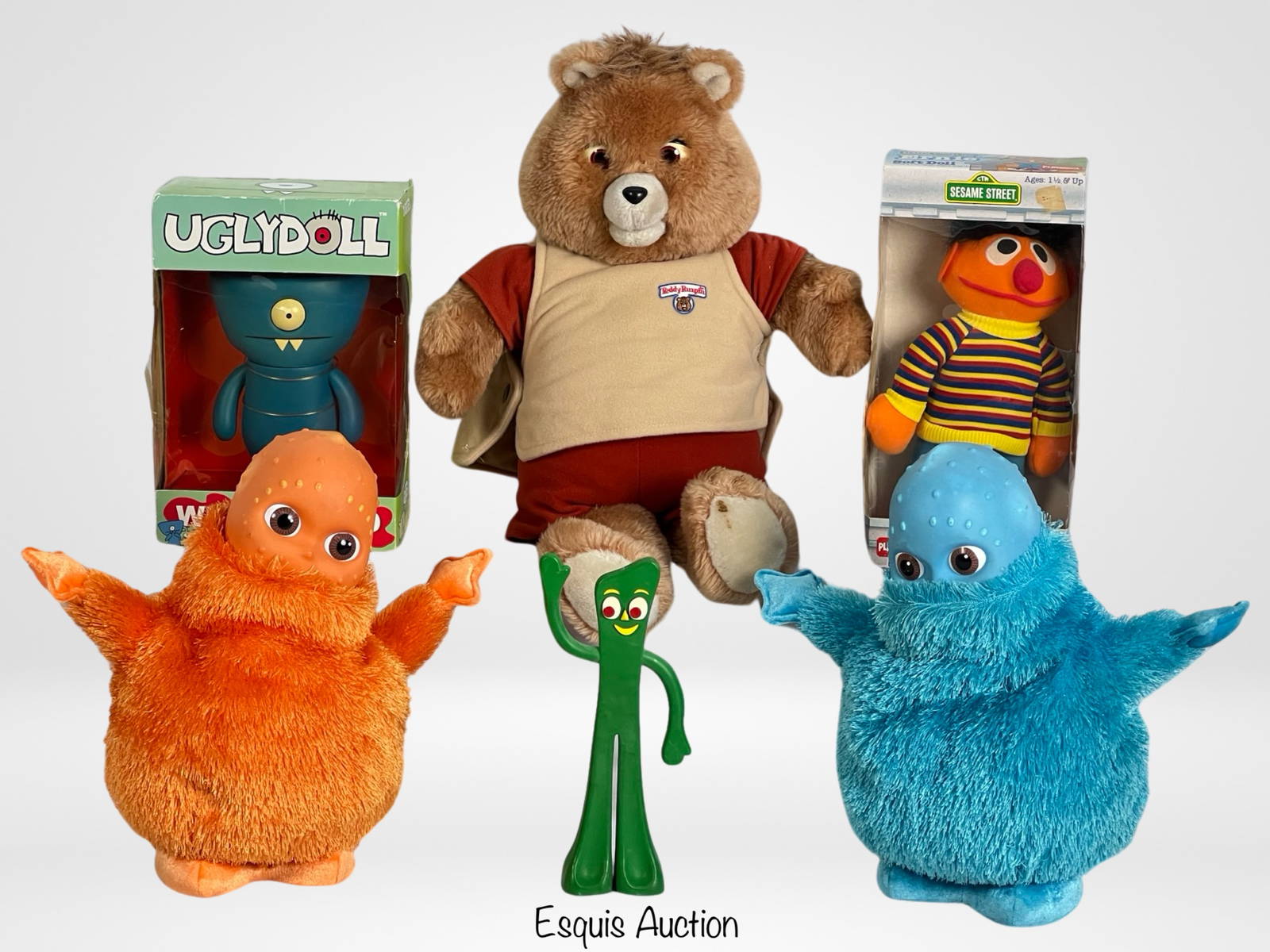 Vintage Toys- Teddy Ruxpin, Uglydoll, Gumby, Booha Auction