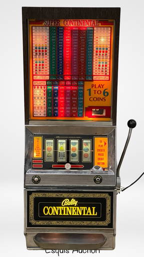 Late 60's Bally Super Continental 5c Slot Machine