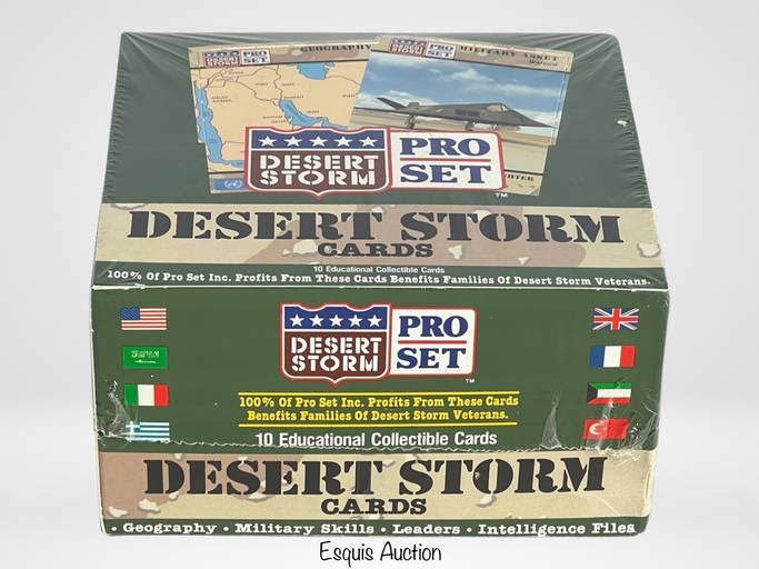 Desert Storm Pro Set Miitary Cards Box Sealed