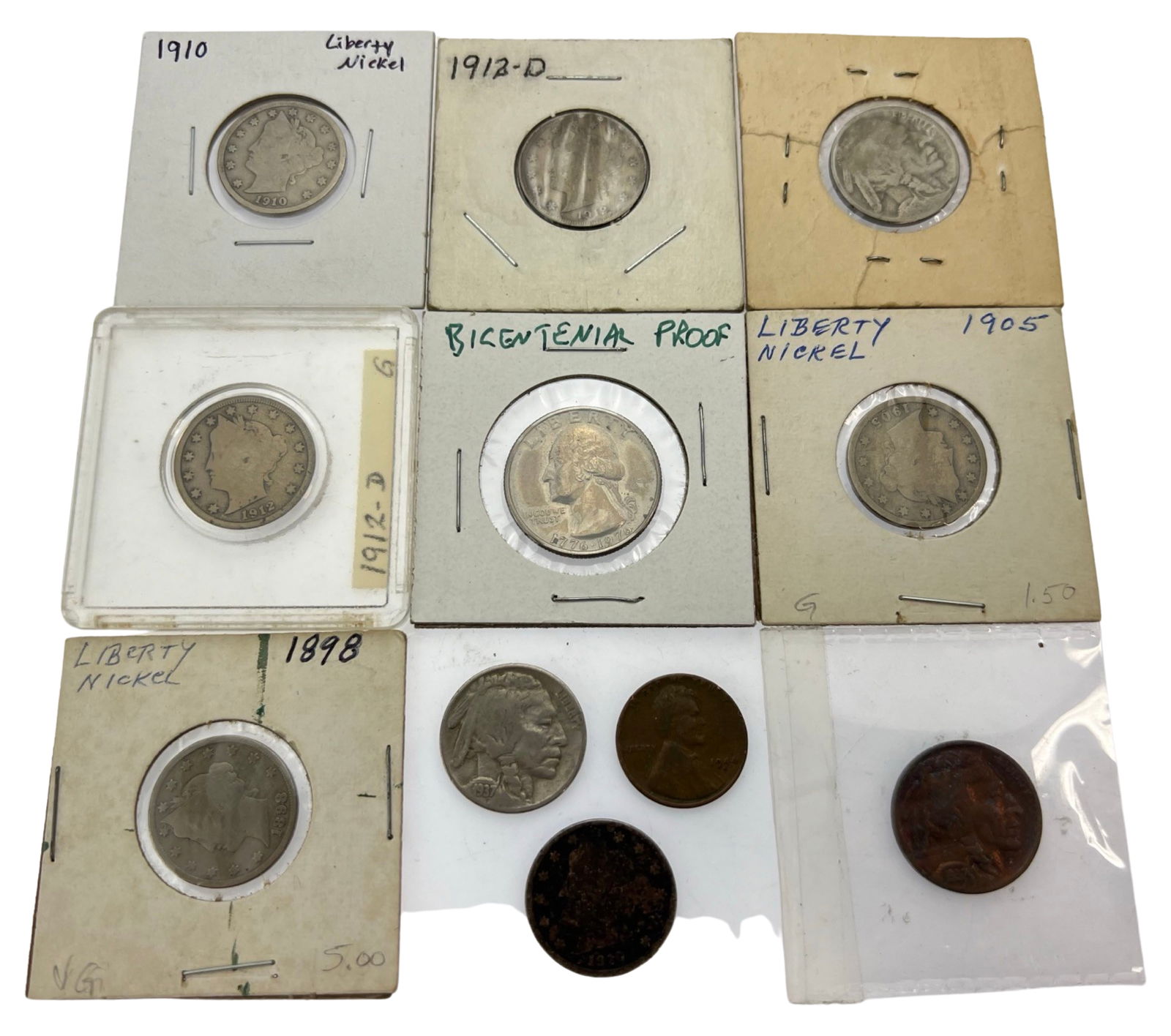 Lot Of Vintage Us Coins Auction