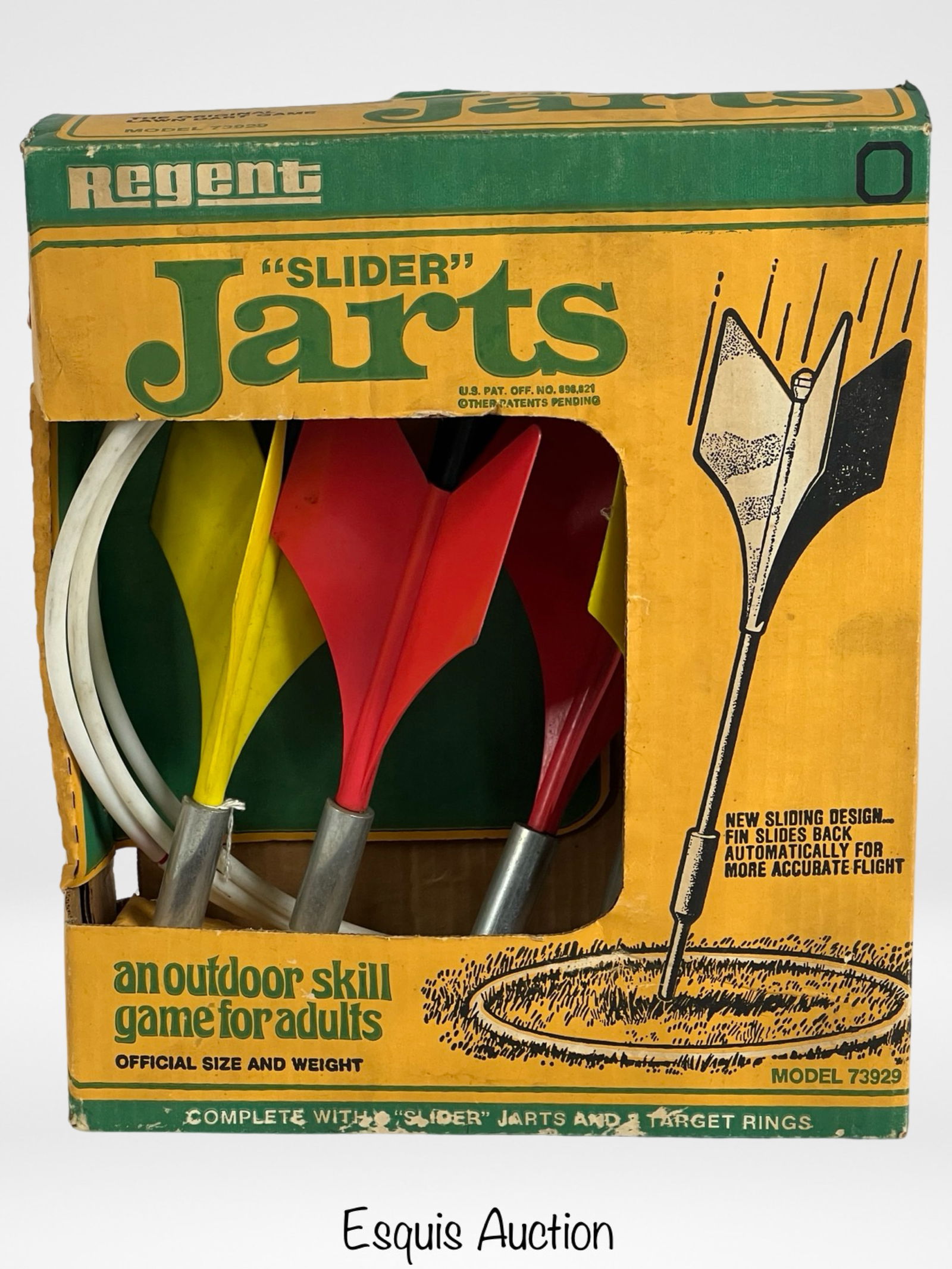 Vintage Jarts Lawn Darts Complete Set