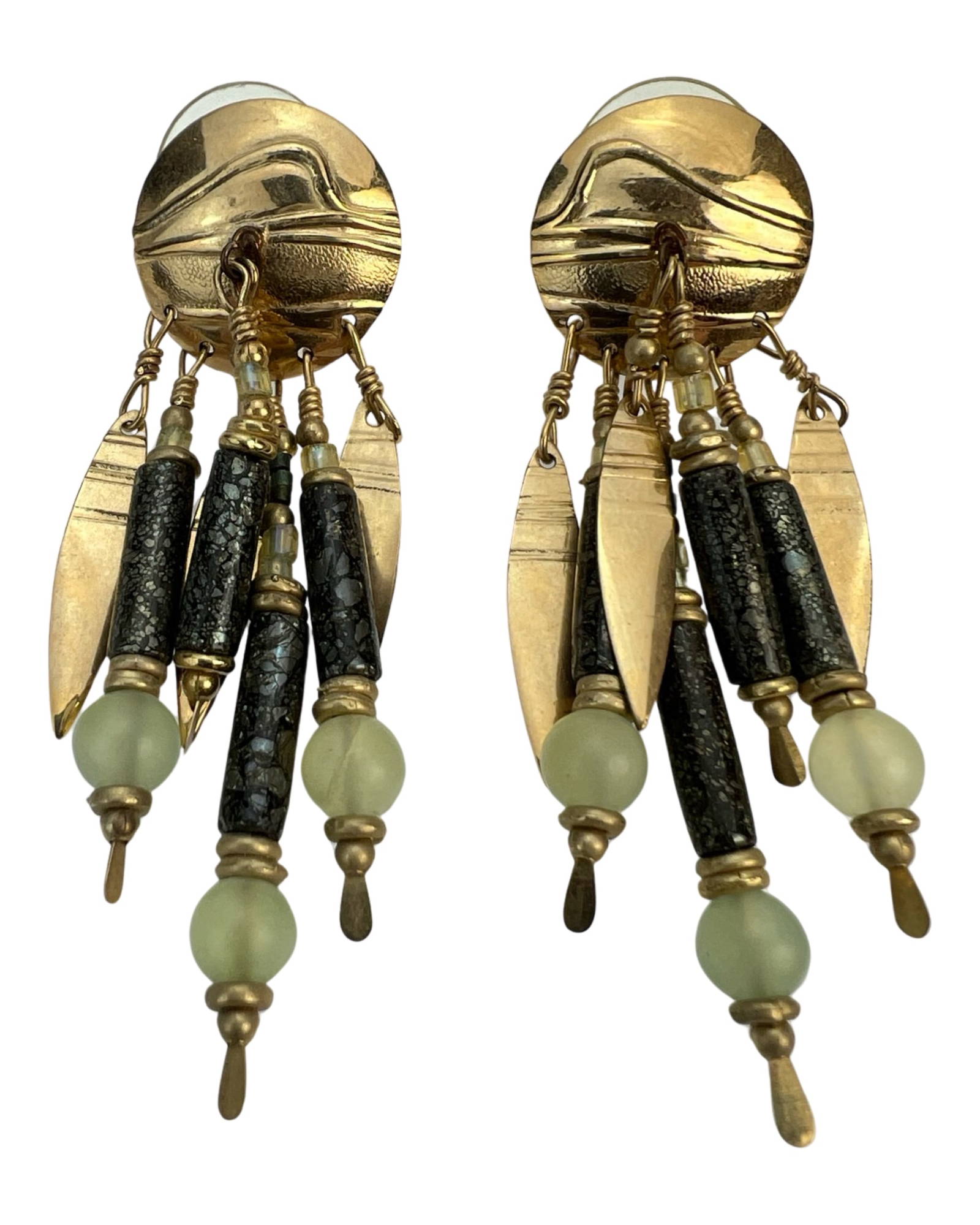 Vintage Tabra Signed Dangle Earrings Auction