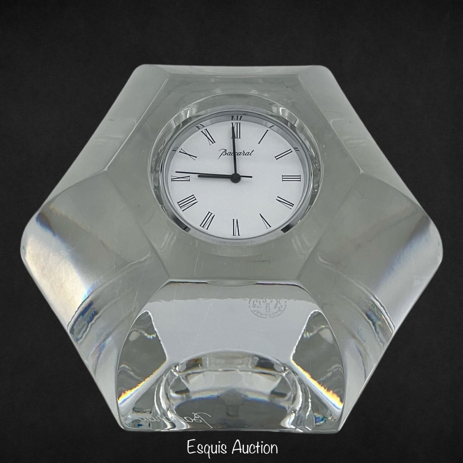 Baccarat Crystal Desktop Clock - Mar 19, 2024 | Esquis Auctions In Il