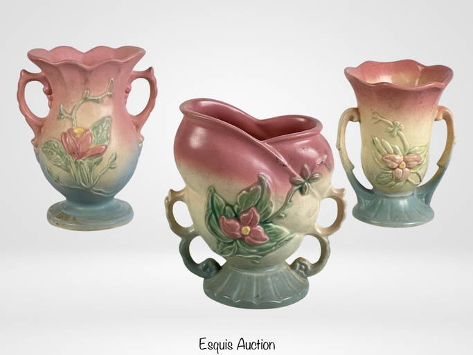 Vintage Hull Art Pottery "wildflower" Vases