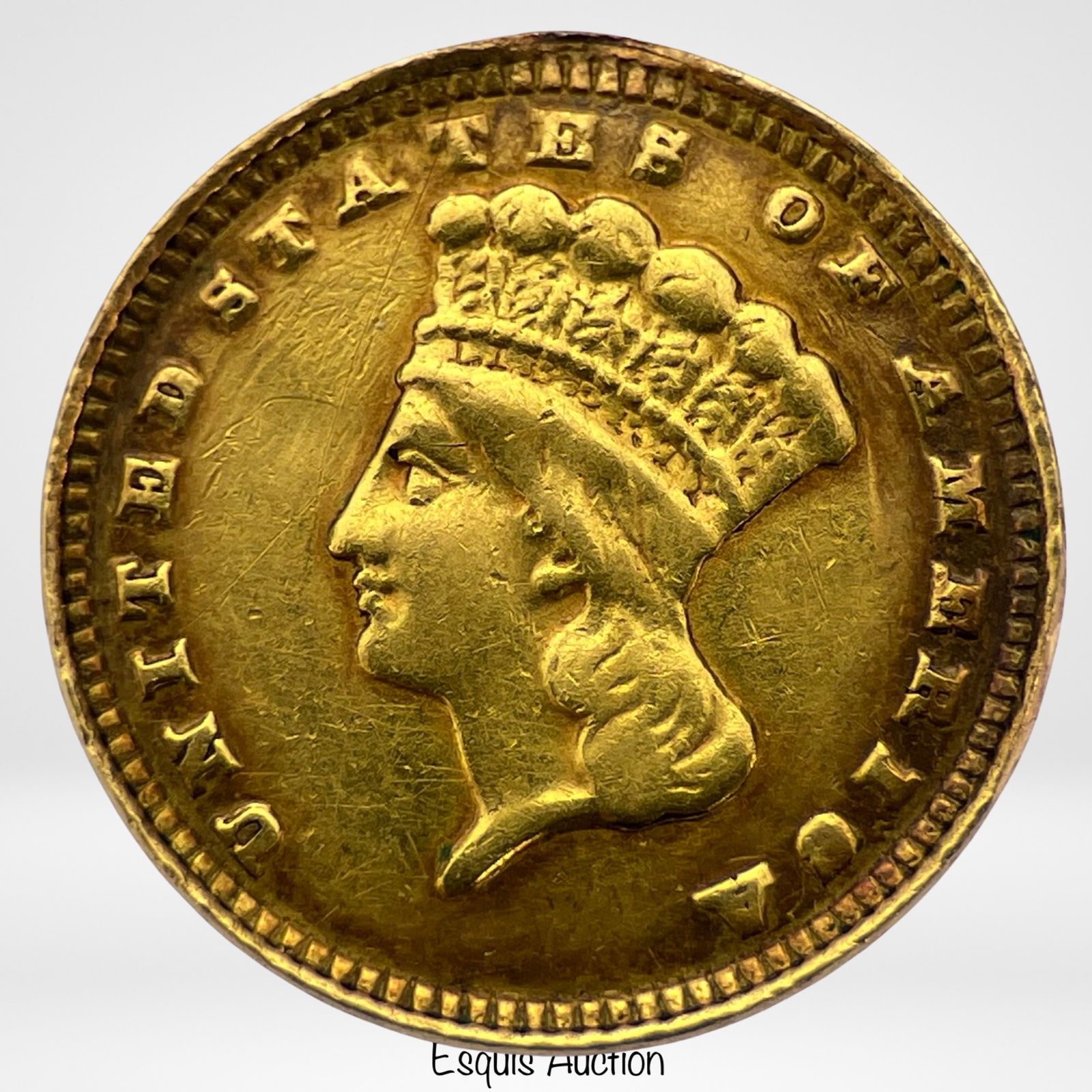 1885 Us Liberty Gold Dollar Coin Auction