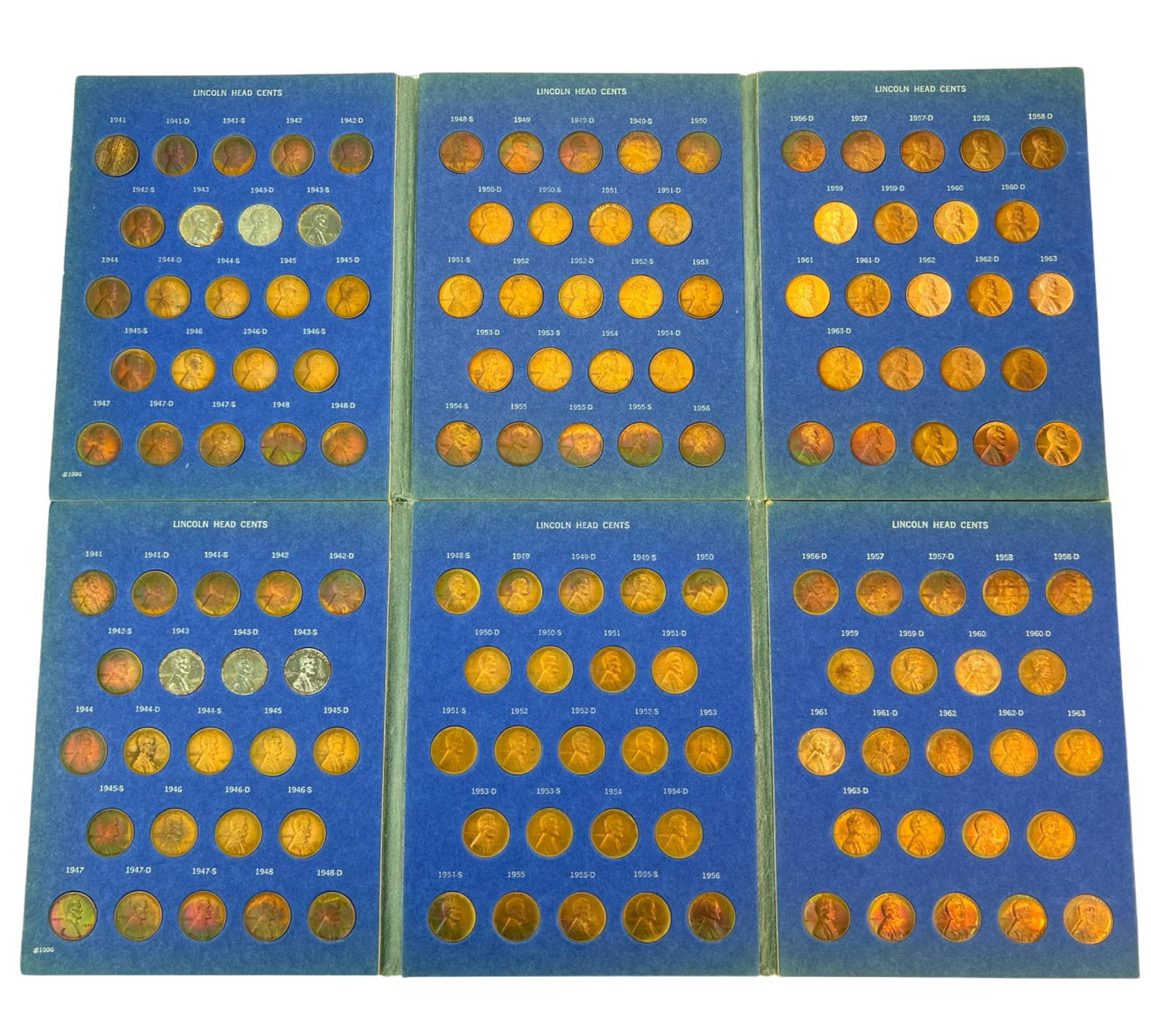 Two Full Albums Of Lincoln Head Cents Auction