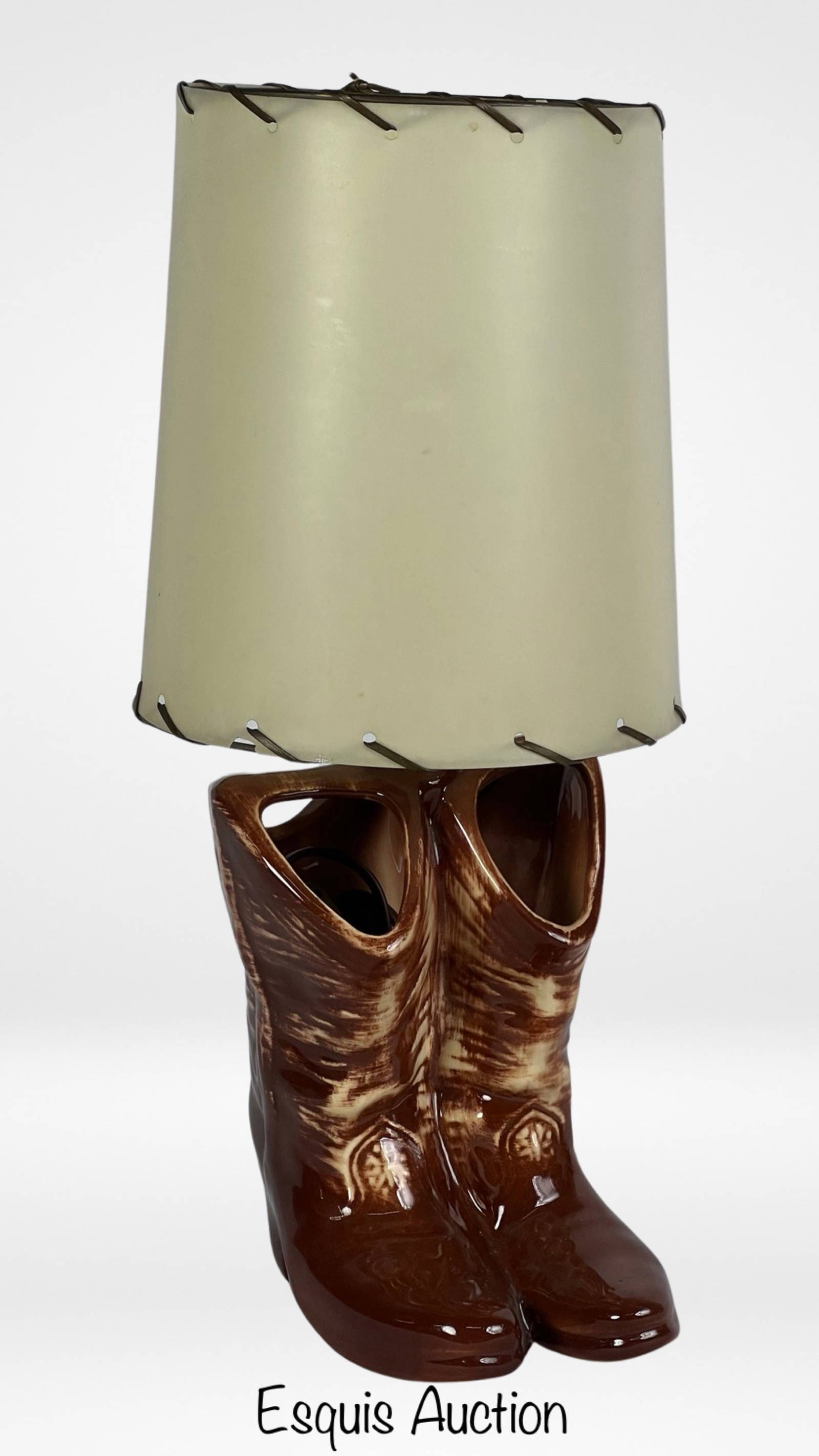 Vintage Mccoy Pottery Cowboy Boots Table Lamp - Apr 02, 2024 | Esquis ...