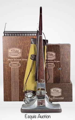 Vintage Kirby Classic Omega Vacuum Cleaner W/ Acce