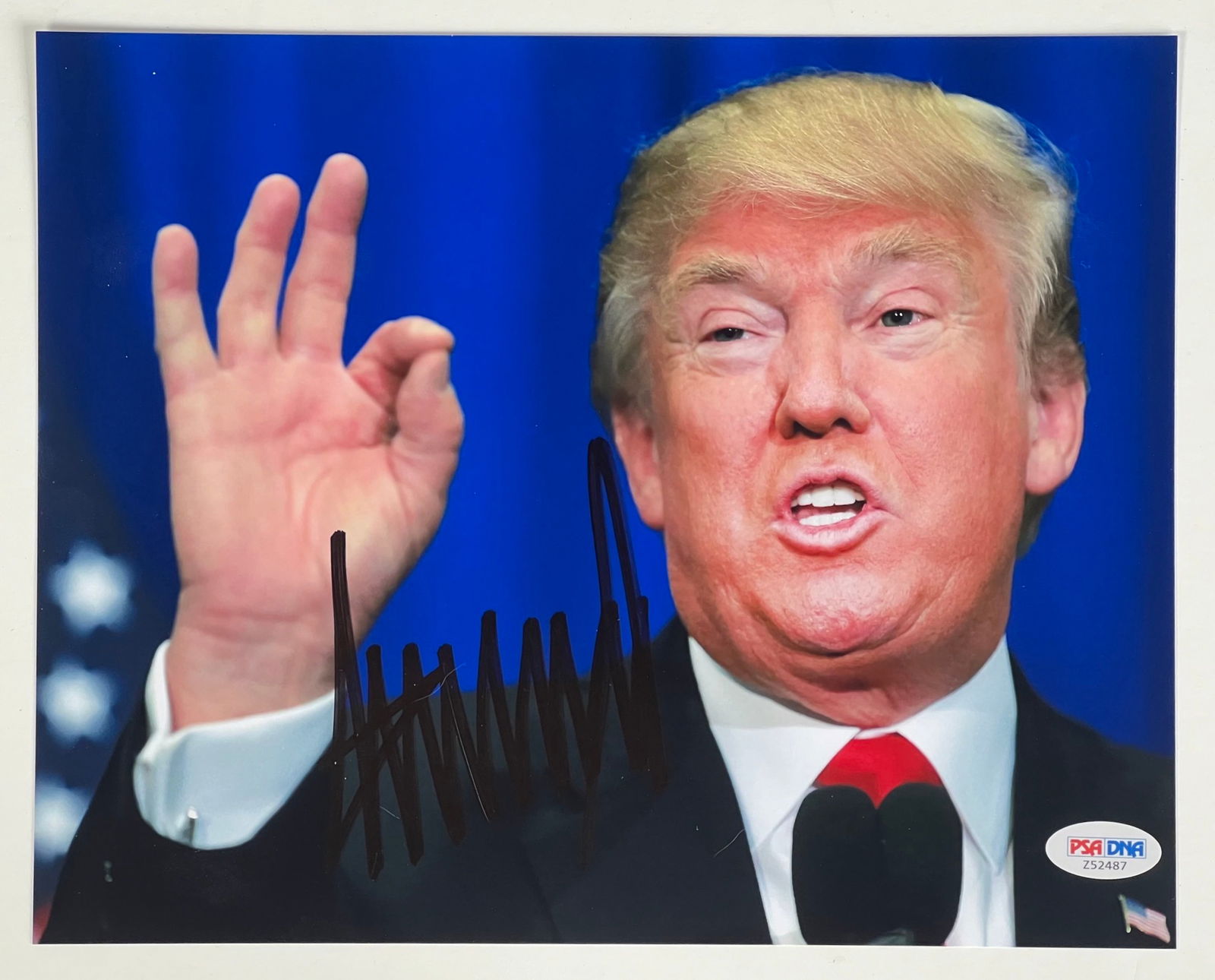 President Donald Trump Autographed Photograph Auction