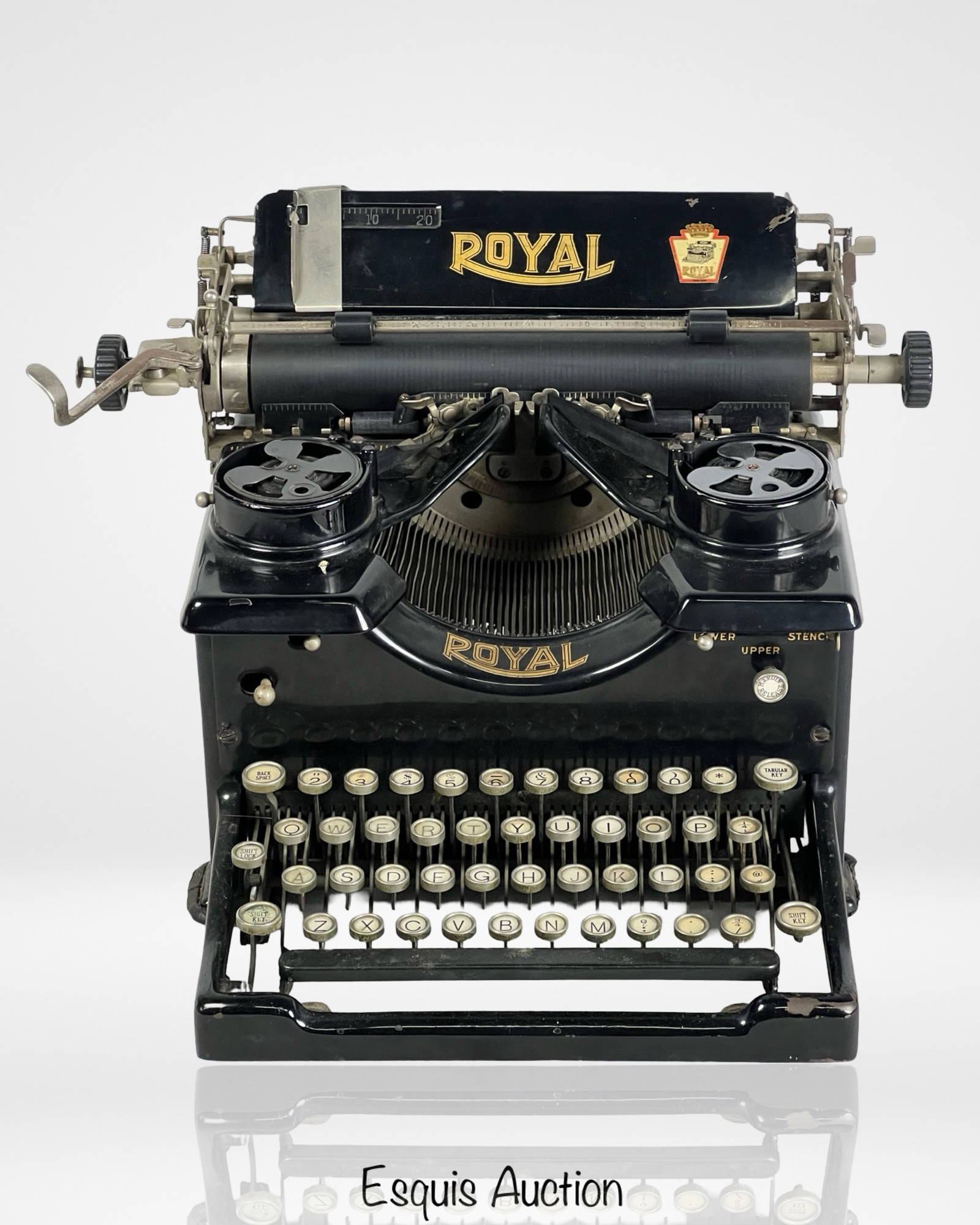 Antique Royal Model 10 Typewriter Auction