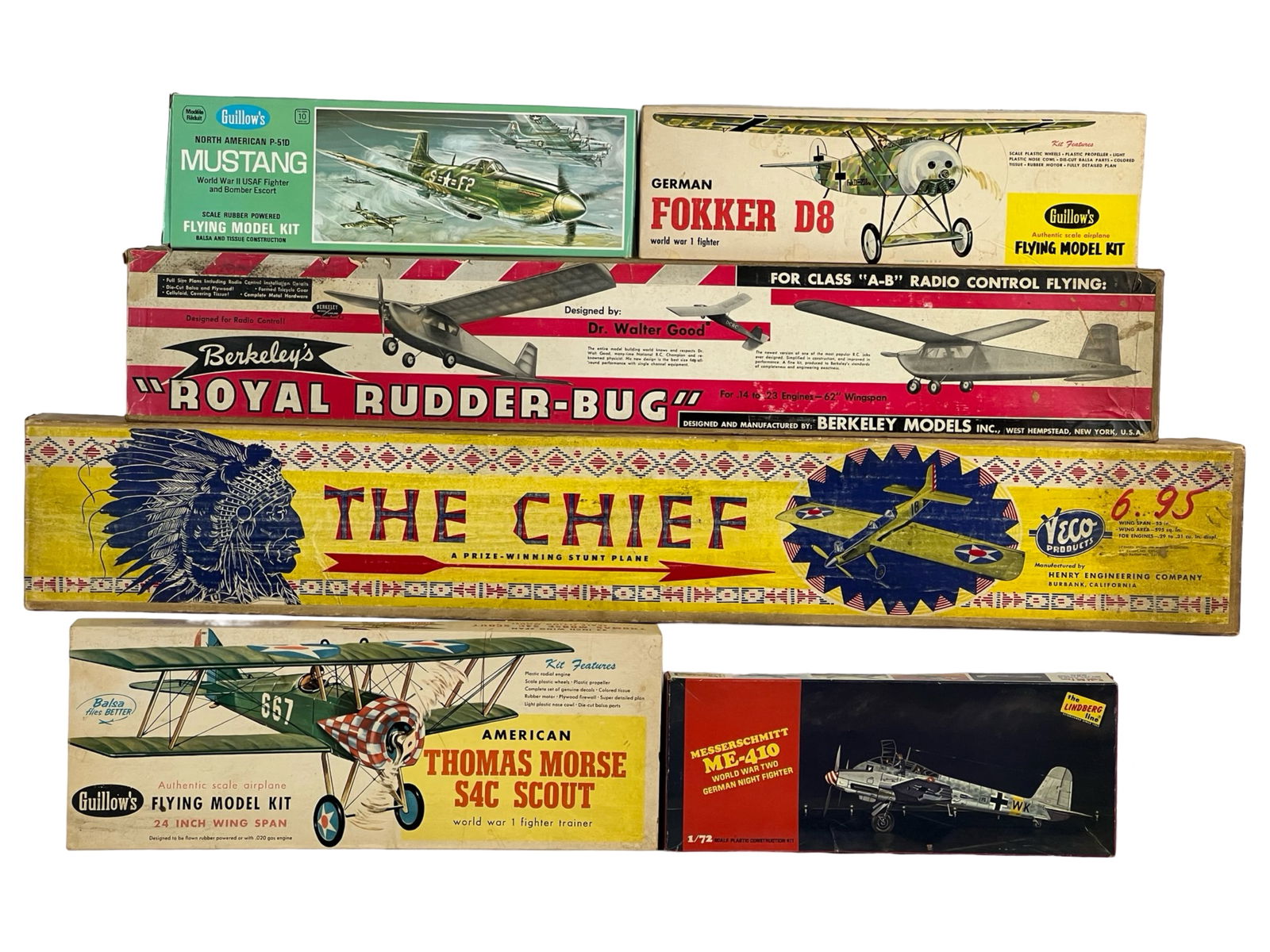 Vintage Balsa Wooden Flying Airplane Model Kits Auction