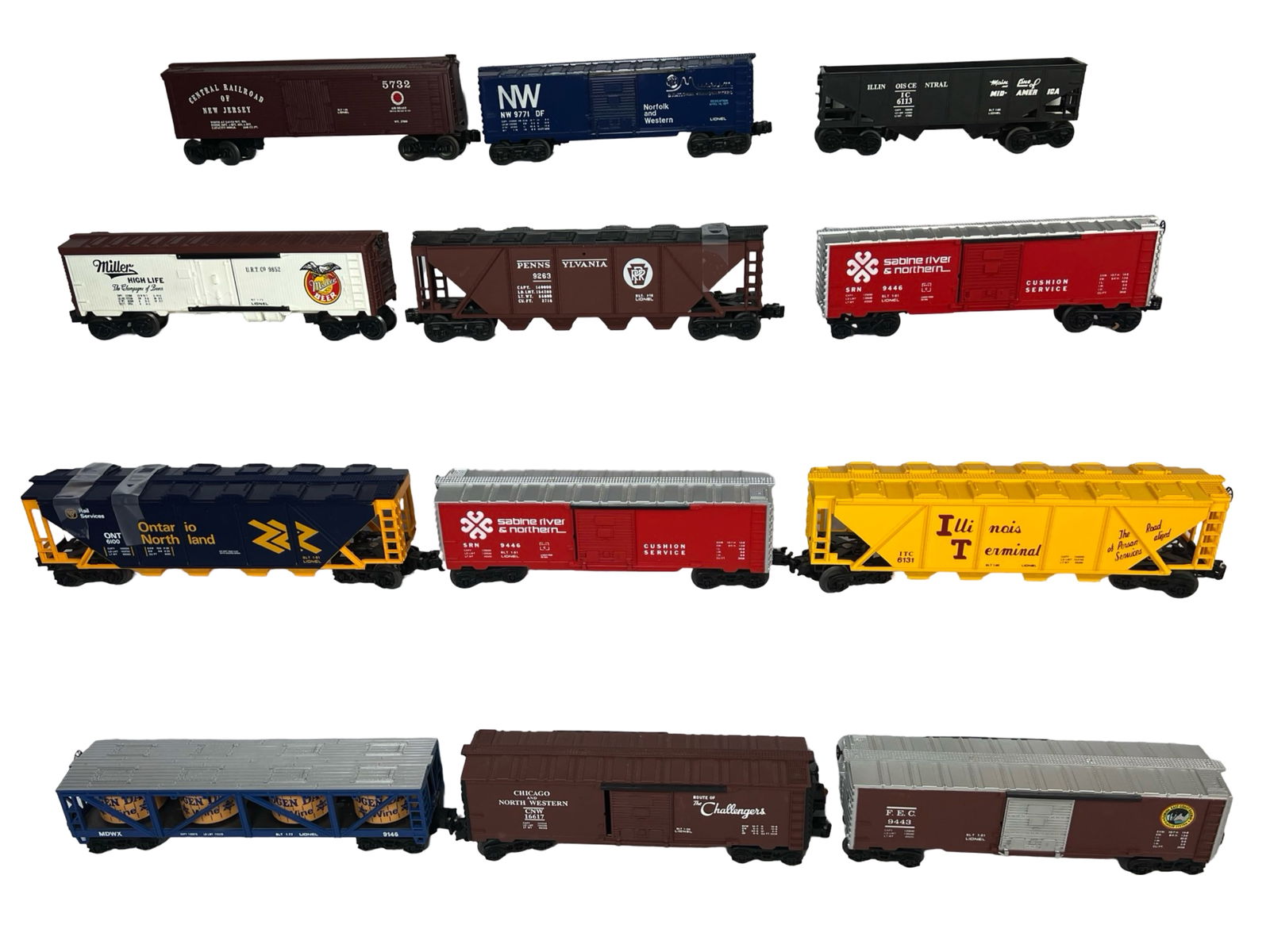 Group Of Vintage Lionel "o" Gauge Train Cars Auction