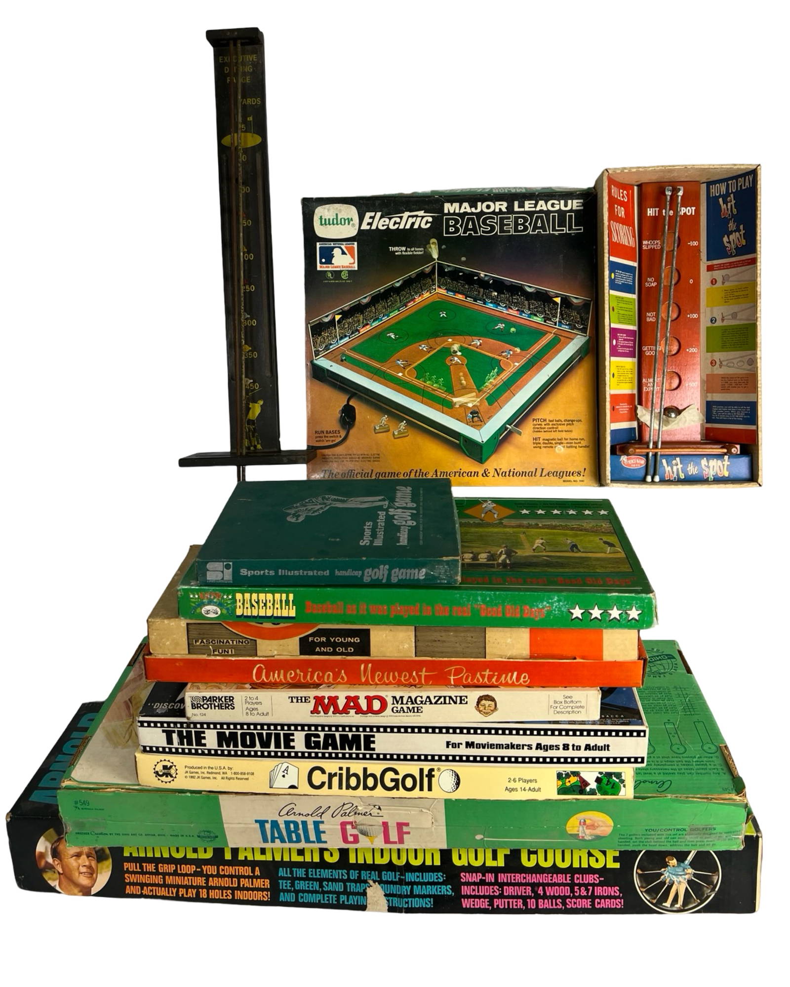 Vintage Board Games & Mlb Electric Baseball Game Auction