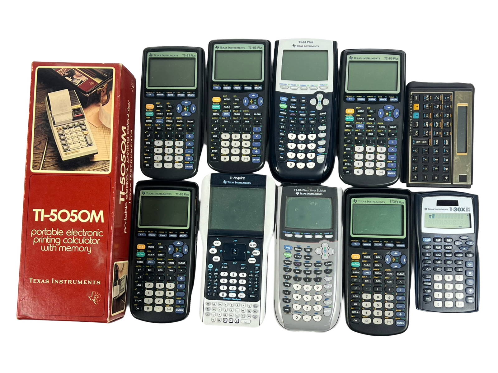 Assorted Texas Instrument Calculators Auction