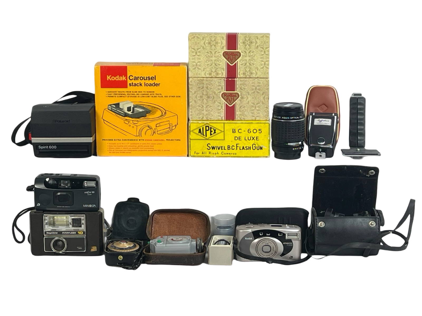 Group Of Vintage Cameras & Accessories Auction