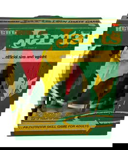 Vintage Jarts Missile Lawn Darts Game In Box