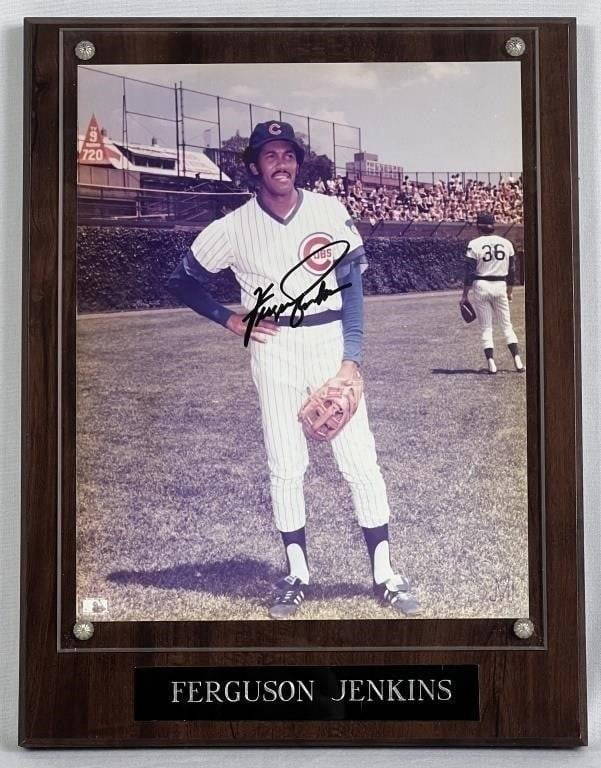 Ferguson Jenkins Autographed/ Signed Photo Auction