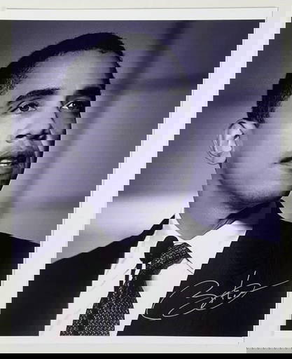 President Barack Obama Autographed Photograph