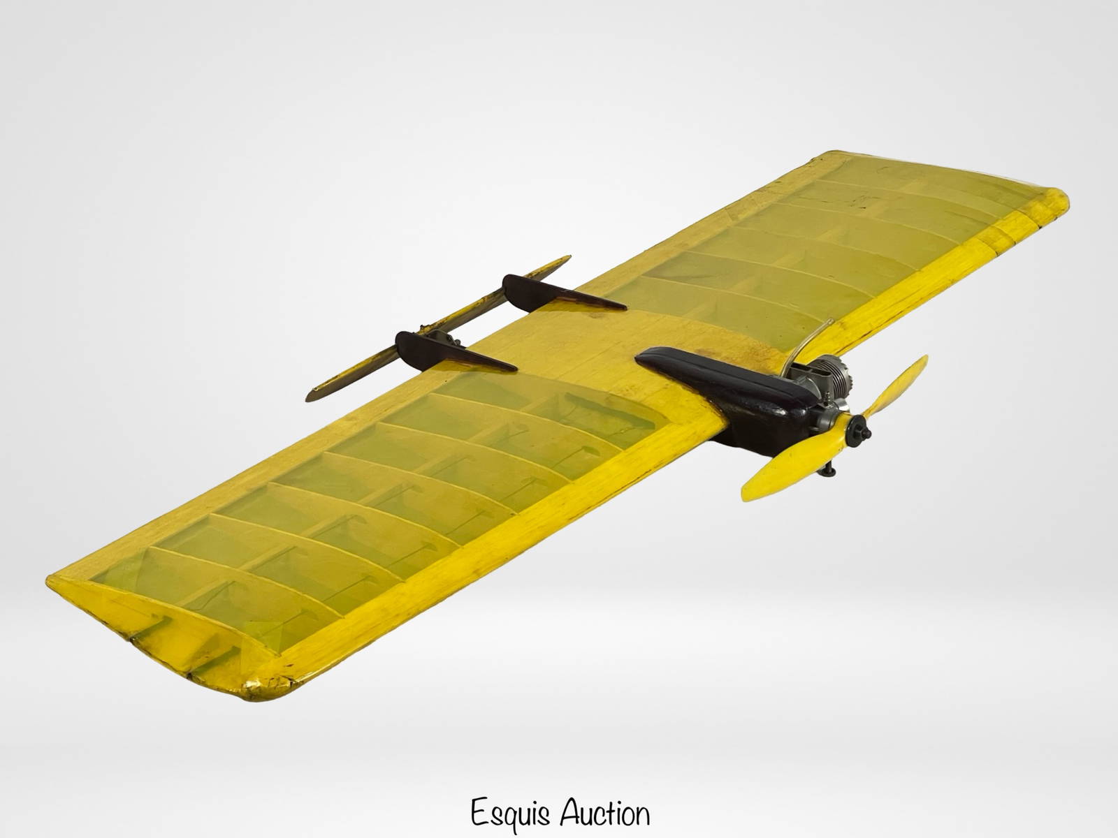 Vintage Control Line Radial Mount Airplane Model Auction