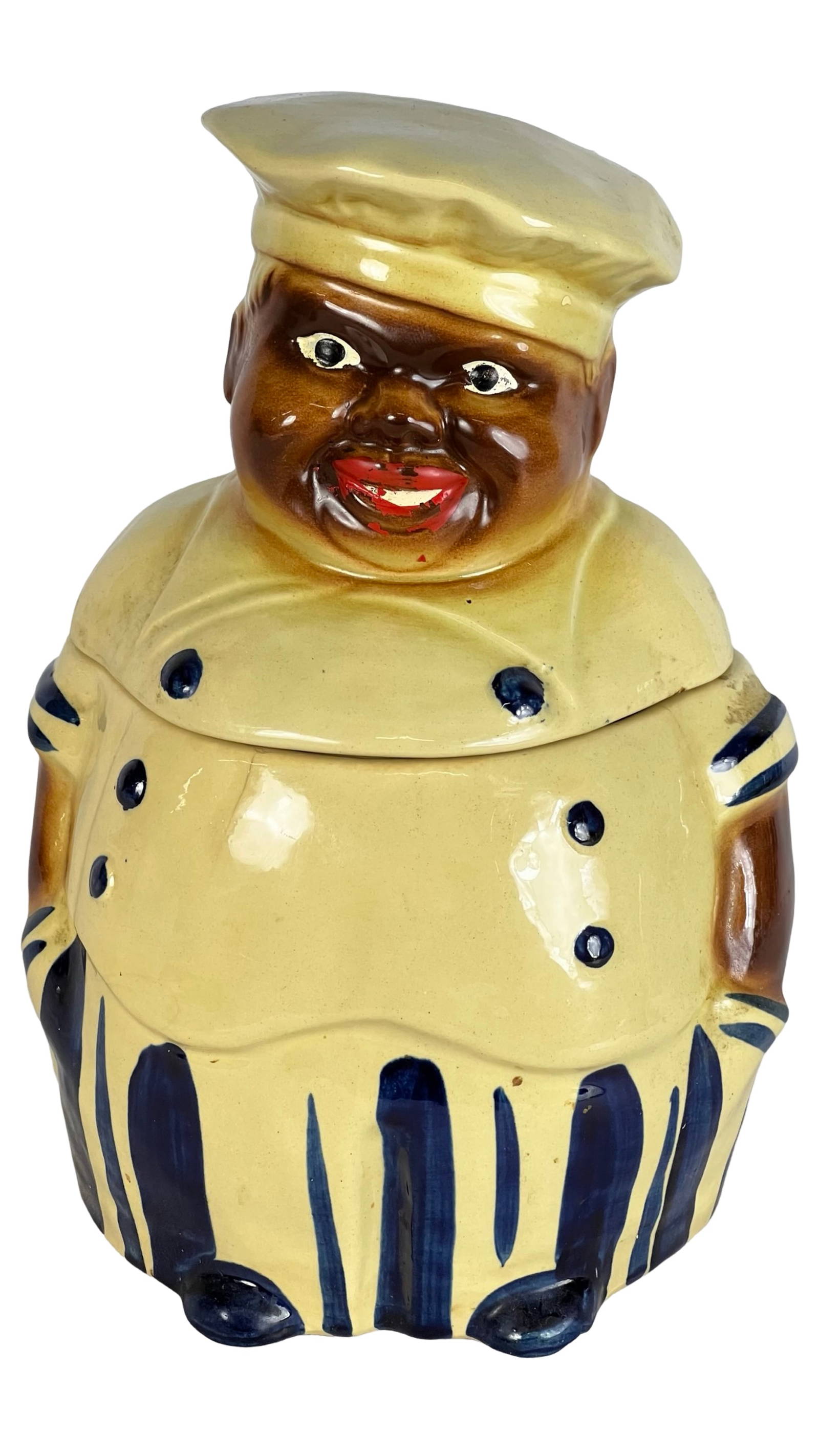 Black Americana Cookie Jar, Fat Jolly Cook Auction