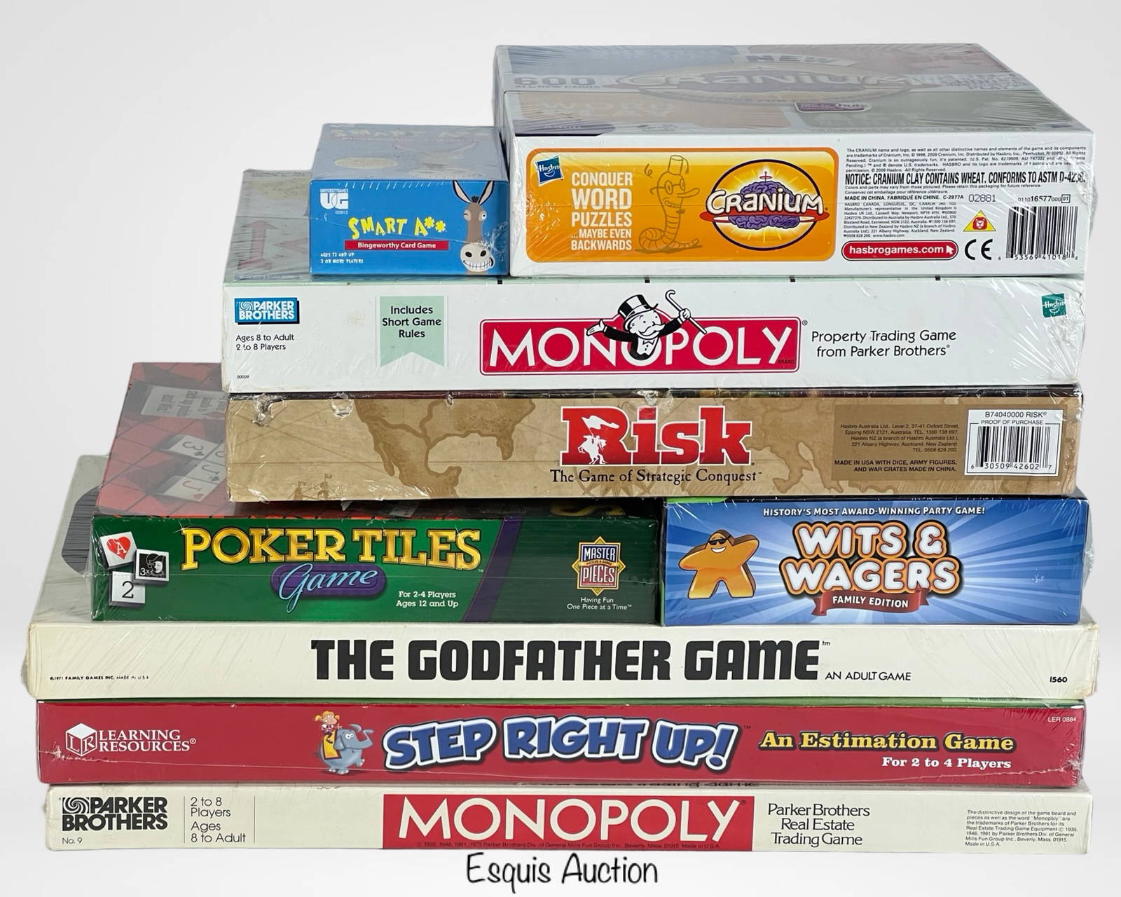 Lot Of New And Sealed Board & Card Games Auction