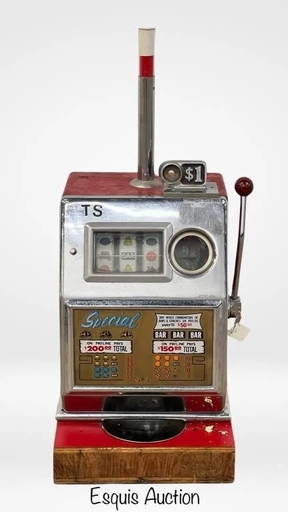 Pace Harvey Wagon Wheel Open Front 1$ Slot Machine