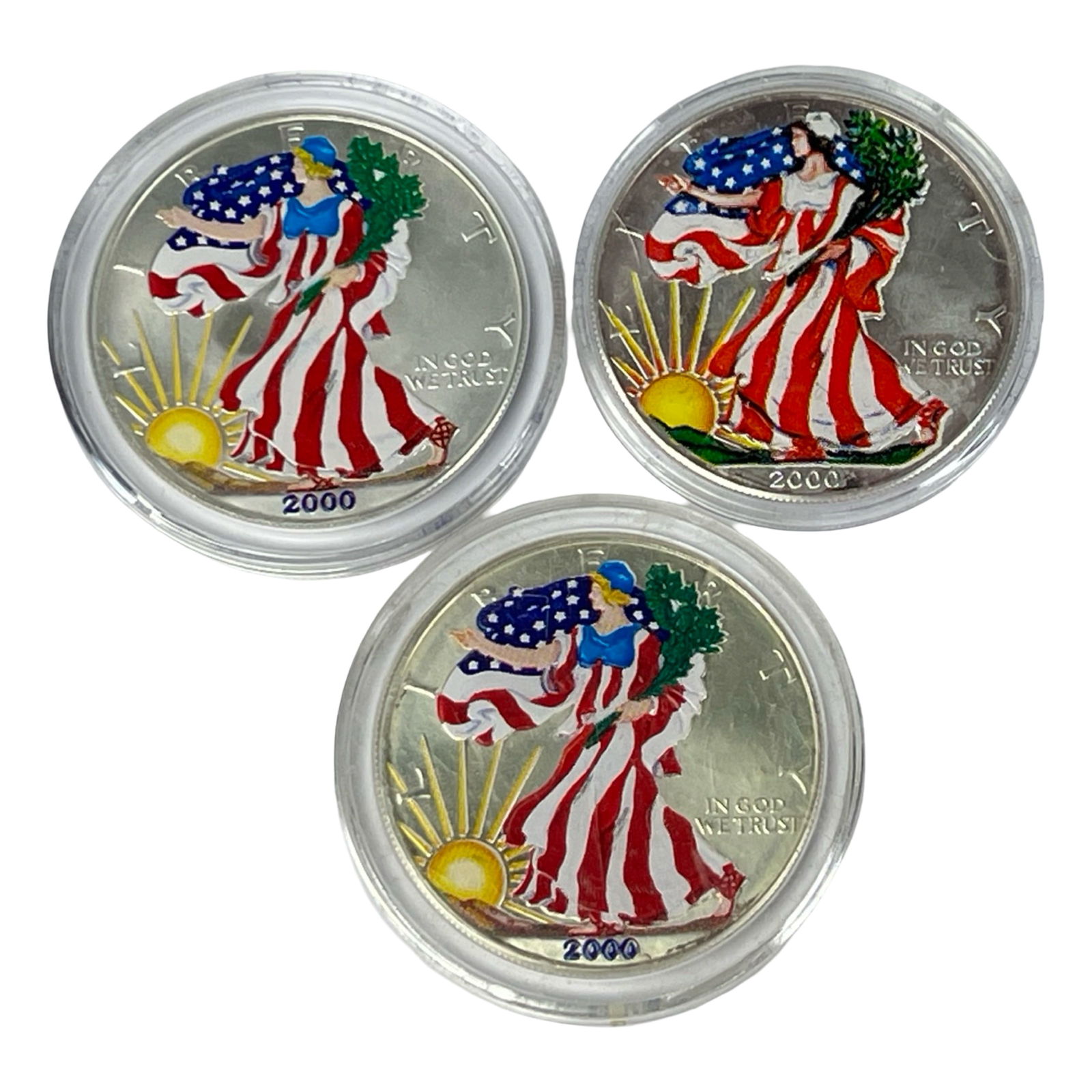 2000 Colorized American Silver Eagle Dollar Coins - May 27, 2025 ...
