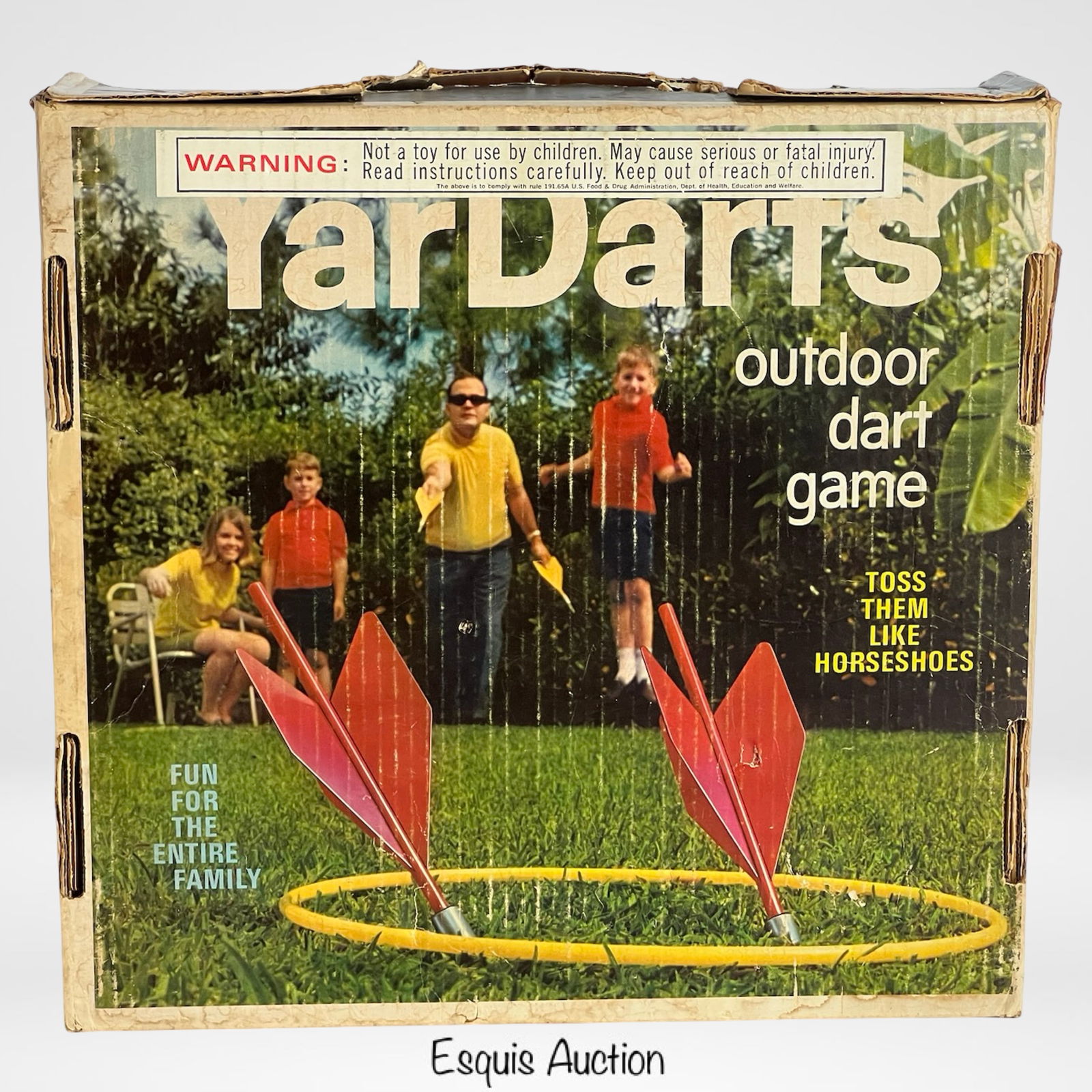Vintage Jarts Lawn Darts Complete Set