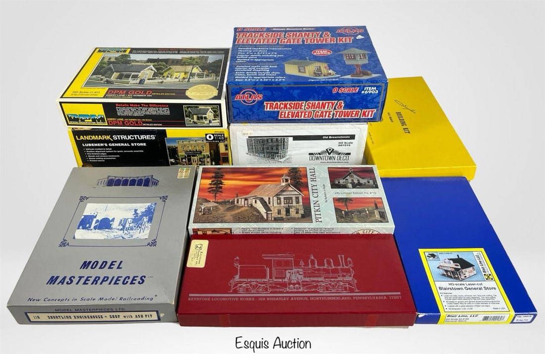 Rr Ho Scale Train Building/ Structure Model Kits Auction