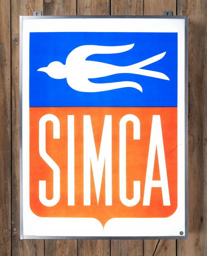 Simca Logo Plastic Lighted Sign TAC 9 - Sep 18, 2021 | Richmond ...