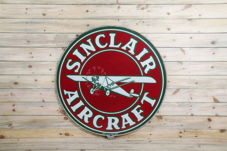 48" Sinclair Aircraft Porcelain Sign & Ring TAC 9.25/9 - Mar 19, 2022 ...