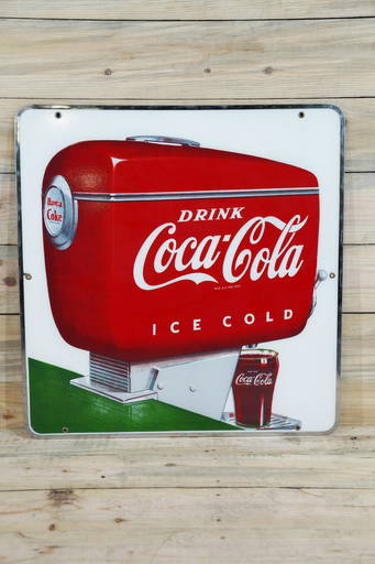 Drink Coca-Cola Dispenser SS Porcelain Sign TAC 9.5 - Mar 18, 2022 ...