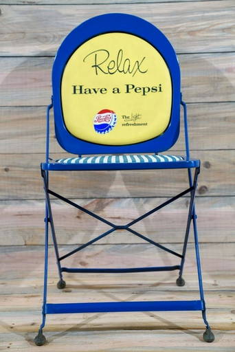 NOS Relax Have a Pepsi w/ Logo Folding Chair TAC 9 (#0568) on Mar 18 ...